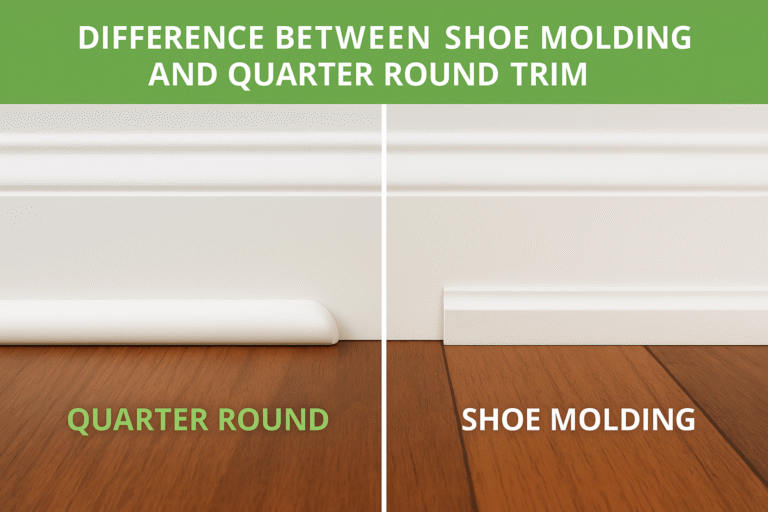 Shoe Molding vs Quarter Round | Best Flooring Trim Choice