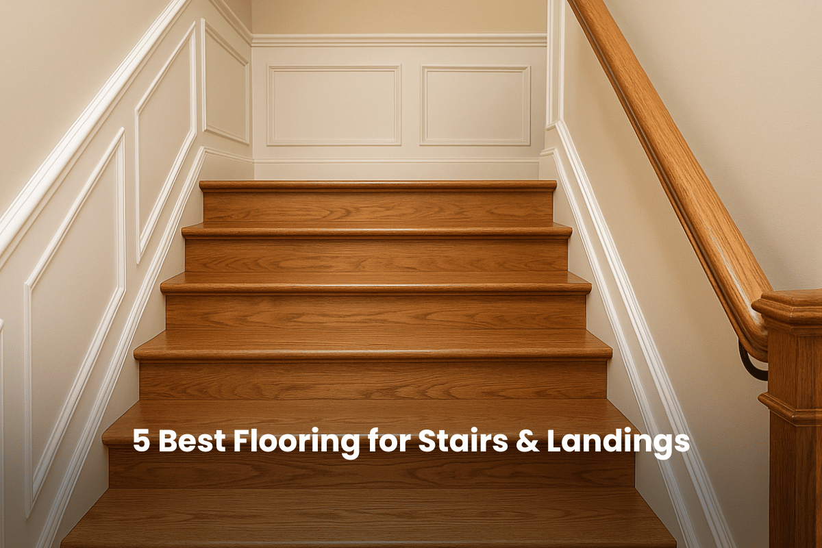 Best Flooring for Stairs: Top 5 Durable & Safe Options