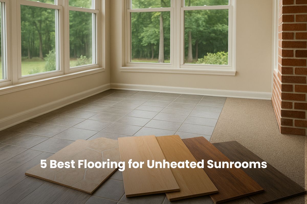 Best Flooring for Unheated Sunroom | Top 5 Durable Picks